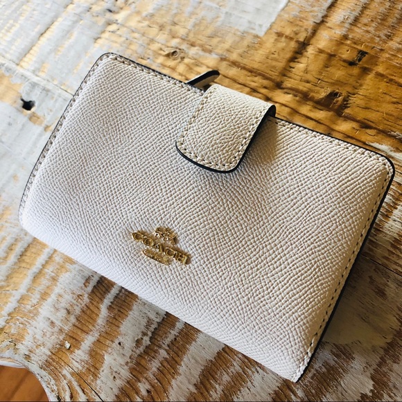 Coach | Bags | Coach Cream Wallet | Poshmark
